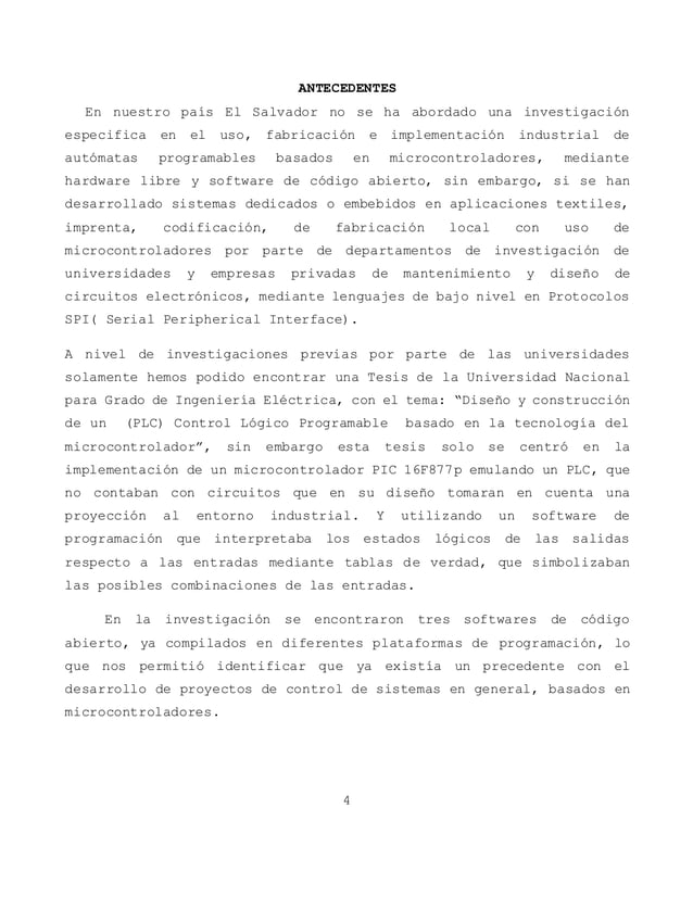 PLC: fabricación de PLC utilizando microcontroladores para uso ...
