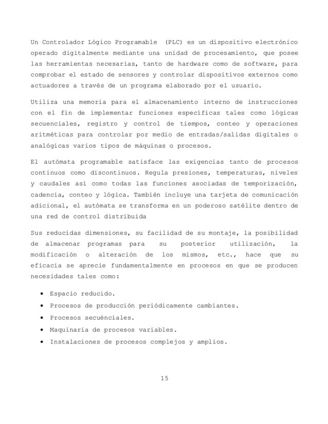 PLC: fabricación de PLC utilizando microcontroladores para uso ...