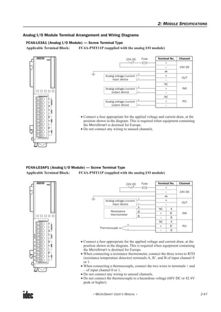 Plc MicroSmart manual of IDEC | PDF