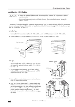 Plc MicroSmart manual of IDEC | PDF