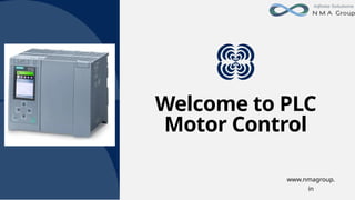 Introduction to PLC Motor Control is the use of programmable logic ...