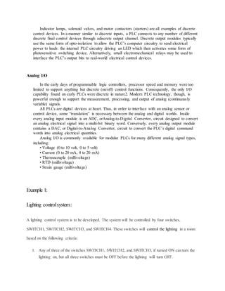 Plc notes | DOCX