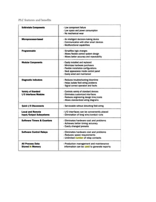 Plc notes | DOCX