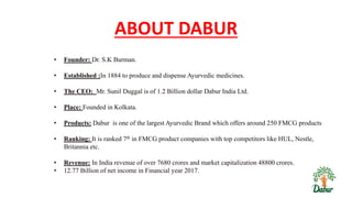 Plc of dabur | PPTX | Business | Business and Finance