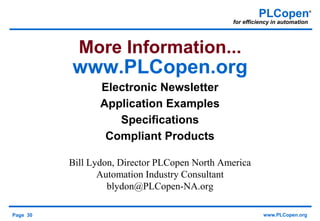 PLCopen IEC 61131 Basics 2015 PDF | PPT