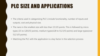 Programmable Logic Controller (PLC Part 4) | PPT