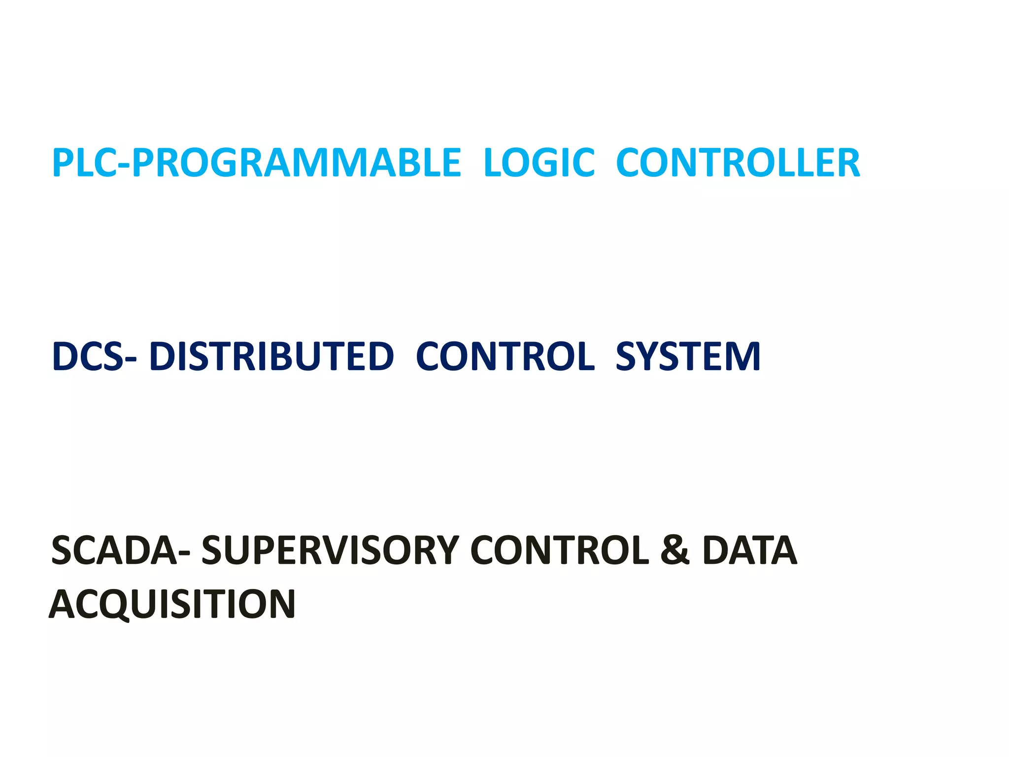 PLC power point presentation | PPTX