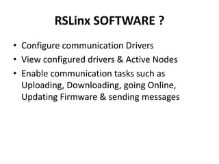 PLC power point presentation | PPTX