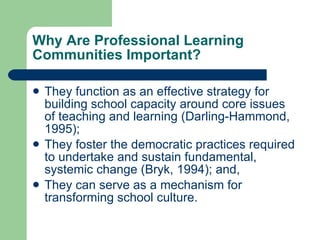 Professional Learning Communities | PPT
