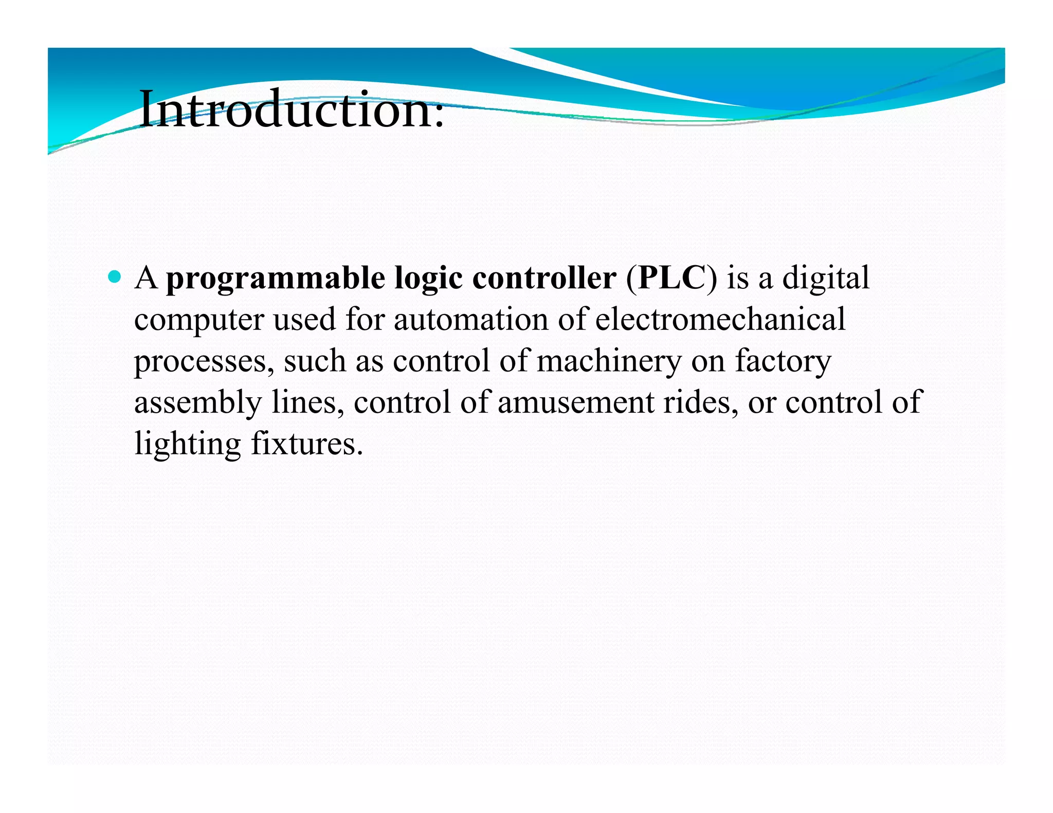 Plc ppt | PDF