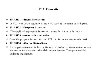 Plc (PROGRAMMABLE LOGIC CONTROLLER) | PPTX
