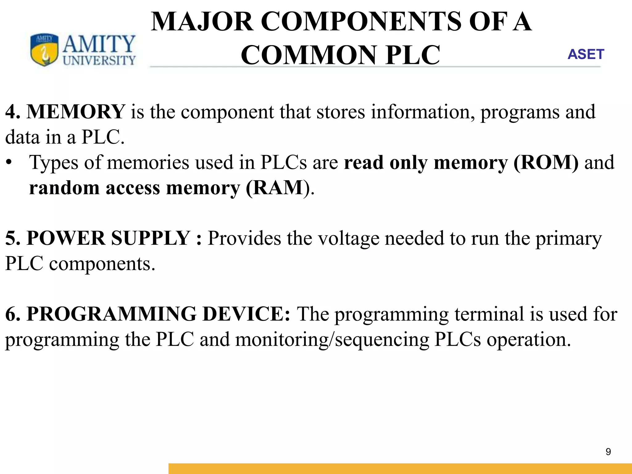 Basics of Automation, PLC and SCADA | PPTX