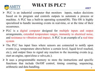 Basics of Automation, PLC and SCADA | PPTX