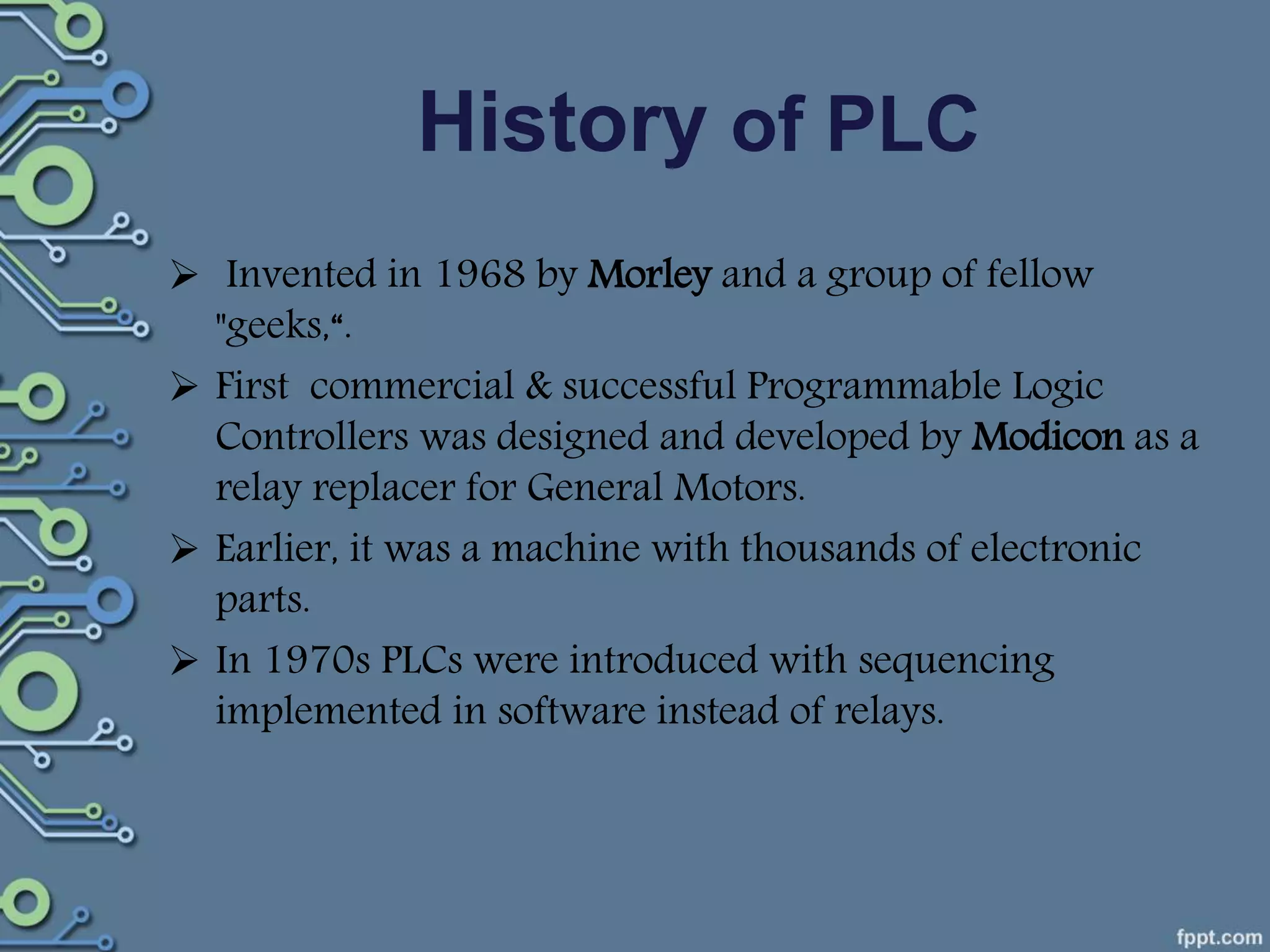 programmable logical controller(PLC) | PPTX