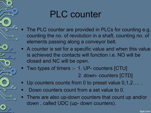 programmable logical controller(PLC) | PPT