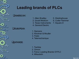 programmable logical controller(PLC) | PPTX