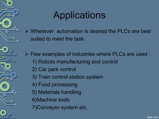 programmable logical controller(PLC) | PPTX