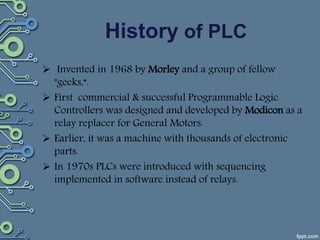 programmable logical controller(PLC) | PPTX