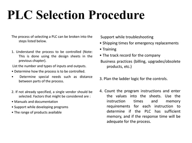 PLC TRAINING | PPTX | Computing | Technology & Computing