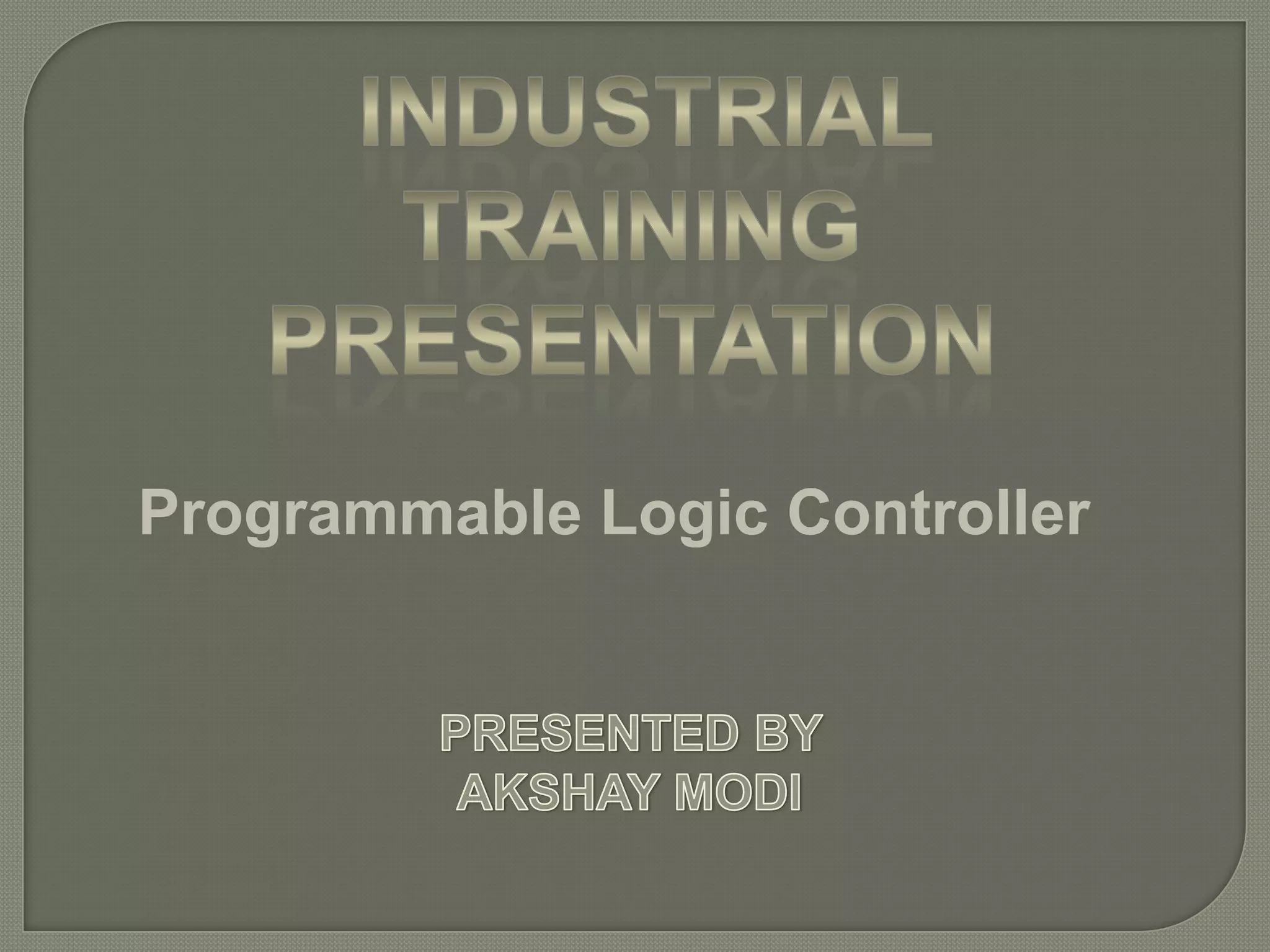 Plc presentation | PPT