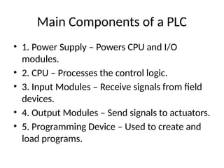 Programmable logic controllers basics.pptx