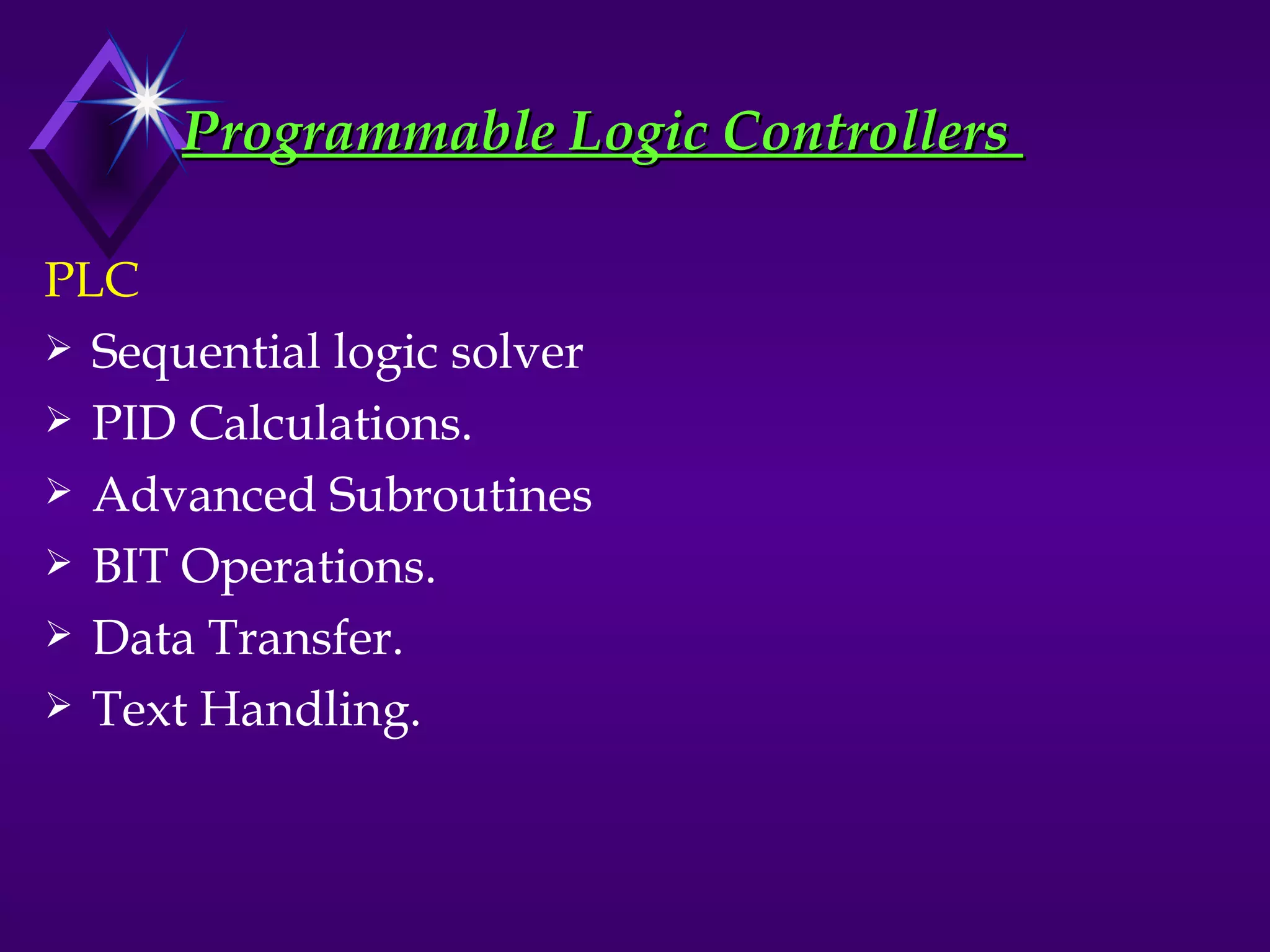 Plc presentation | PPT