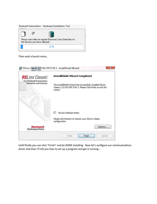 Plcprocedure Installing Rx Logix For Plc Ladder Logic Simulation Pdf