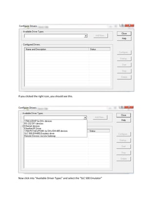 PLC_procedure, installing RX-LOGIX for PLC ladder logic simulation | PDF