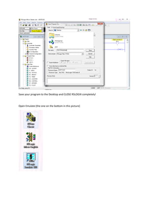 PLC_procedure, installing RX-LOGIX for PLC ladder logic simulation | PDF