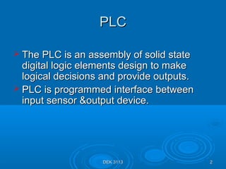 Plc programing | PPT | Programming Languages | Computing