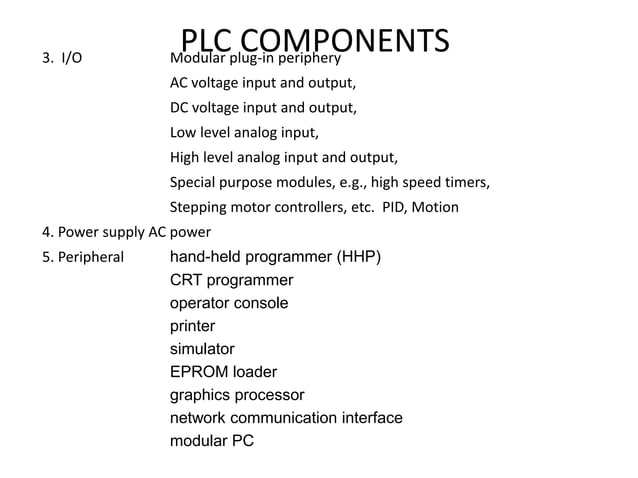 PLC Programming - Working, Specifications of PLC | PDF | Operating Systems | Computer Software ...