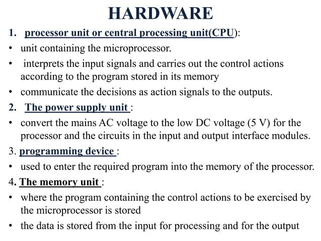PLC Programming - Working, Specifications of PLC | PDF | Operating Systems | Computer Software ...
