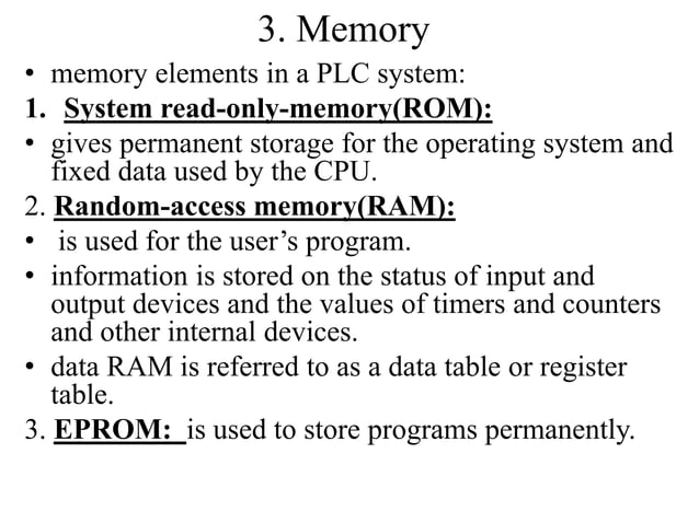 PLC Programming - Working, Specifications of PLC | PDF | Operating ...