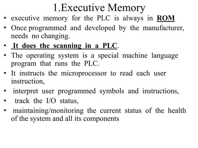 PLC Programming - Working, Specifications of PLC | PDF | Operating ...