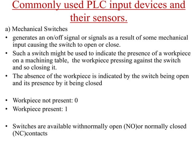 PLC Programming - Working, Specifications of PLC | PDF | Operating Systems | Computer Software ...