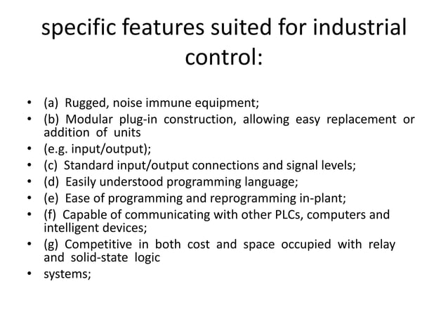 PLC Programming - Working, Specifications of PLC | PDF | Operating ...