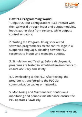 Unlocking the Power of Automation: Understanding PLC Programming | PDF