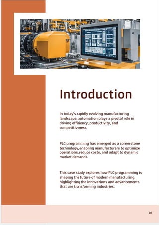 How PLC Programming is Driving Innovation in Modern Manufacturing | PDF