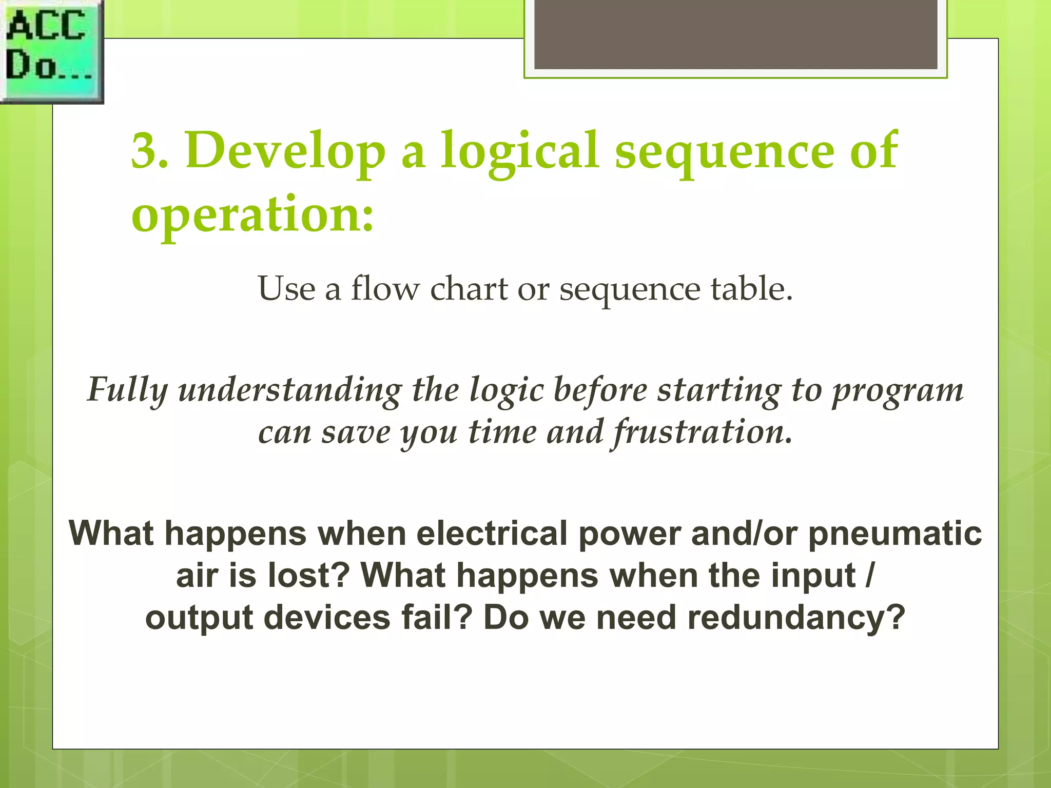 PLC programming example - Paint Spray | PPTX | Technology & Computing