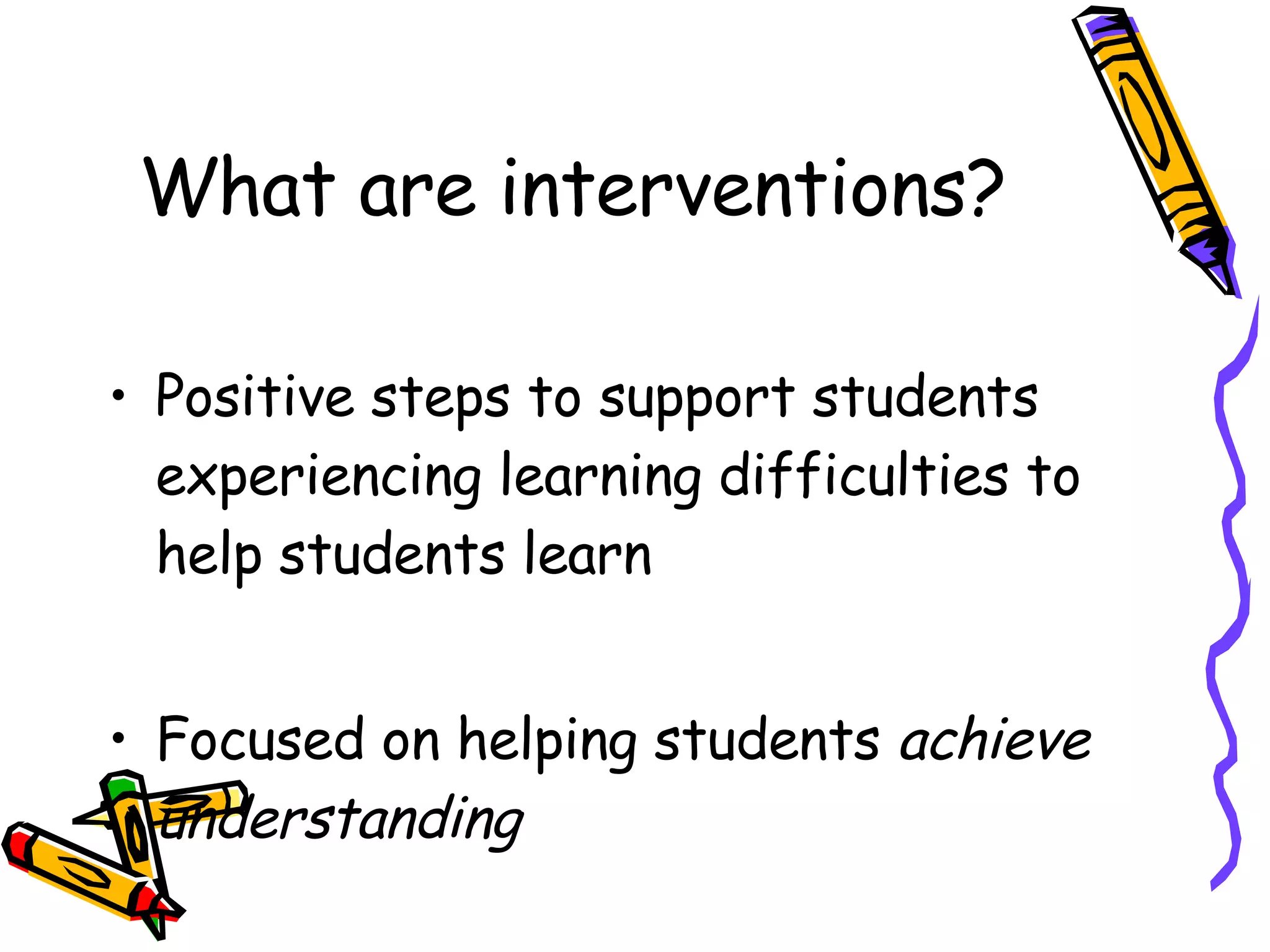 Plc Pyramid Of Interventions | PPT