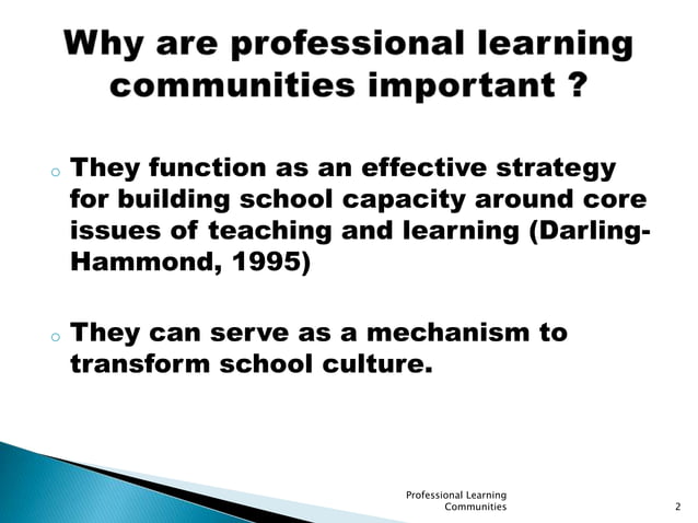 Professional Learning Communities Made Easy | PPTX | Professional ...