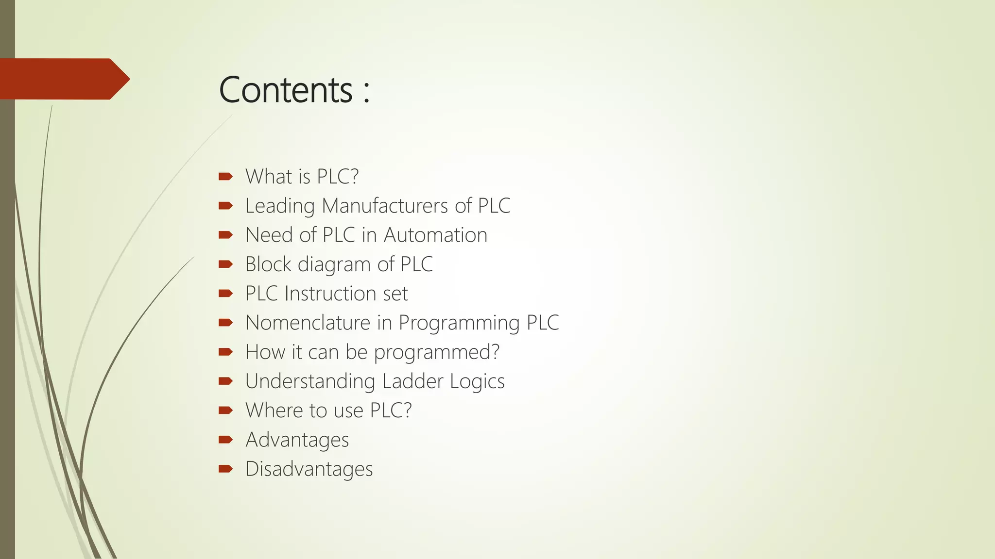 Basics of PLC | PPT