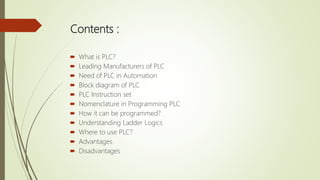 Basics of PLC | PPT