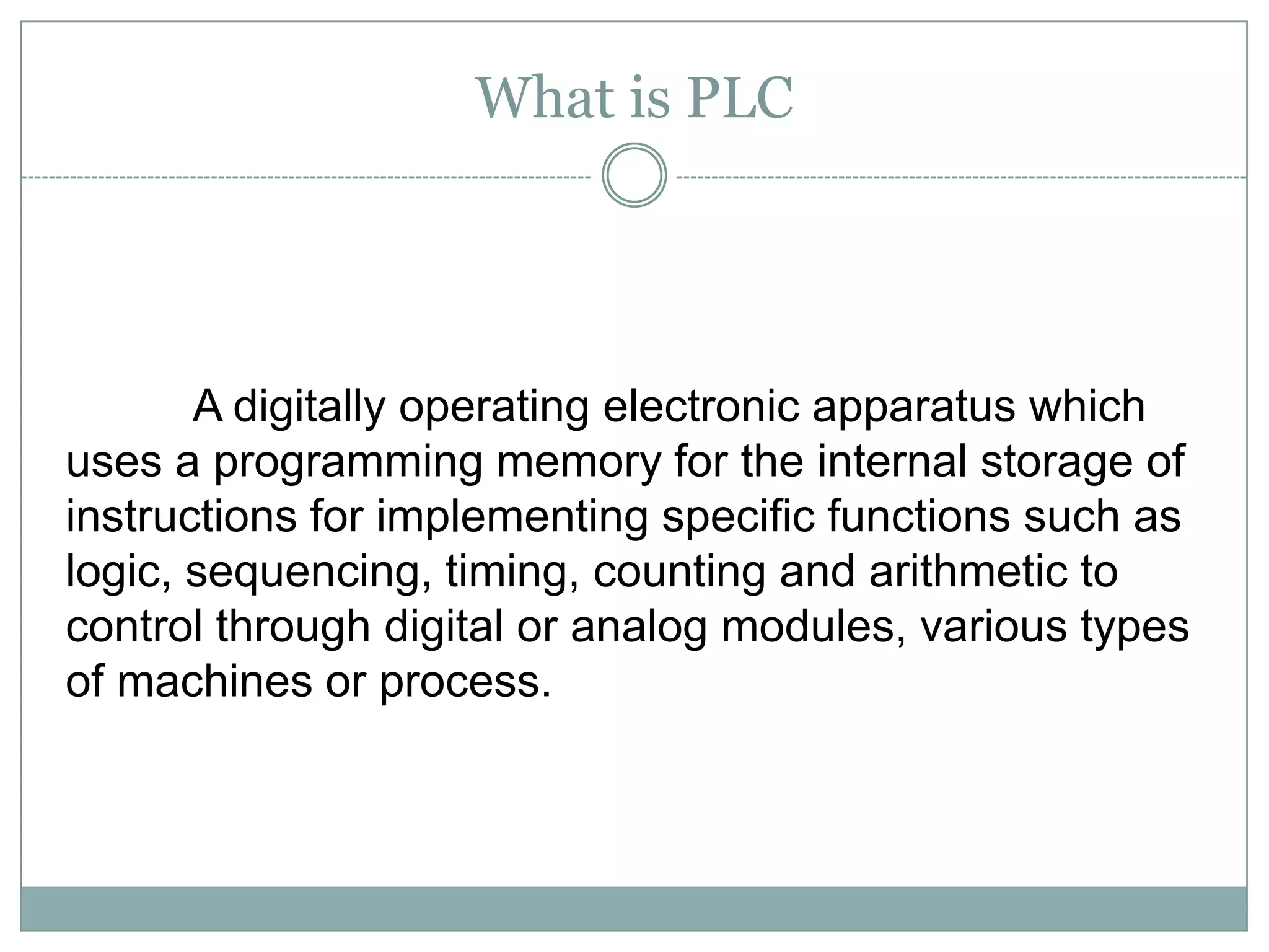 Plc scada by bhushan kumbhalkar | PPT