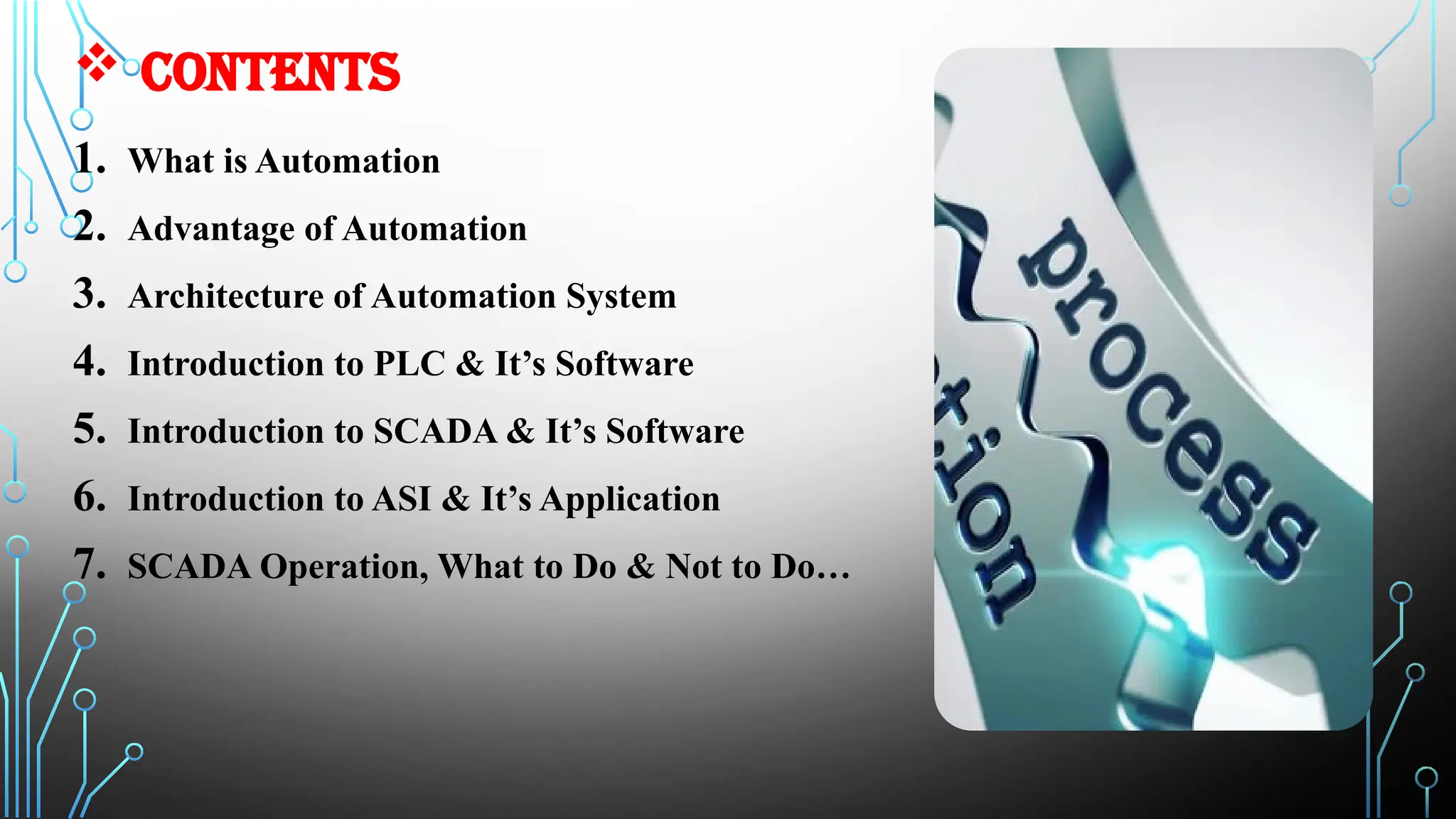 Industrial Automation(PLC & SCADA) Presentation | PPTX