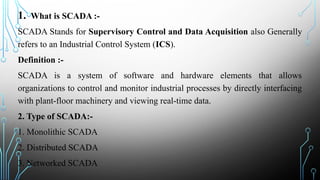 Industrial Automation(PLC & SCADA) Presentation | PPTX