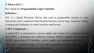 Industrial Automation(PLC & SCADA) Presentation | PPTX