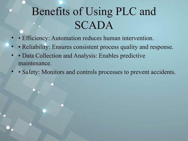 PLC AND SCADA (ENGINEERING WIDE AREA NETWORK TOPIC) | PPT