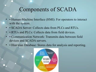 PLC AND SCADA (ENGINEERING WIDE AREA NETWORK TOPIC) | PPT