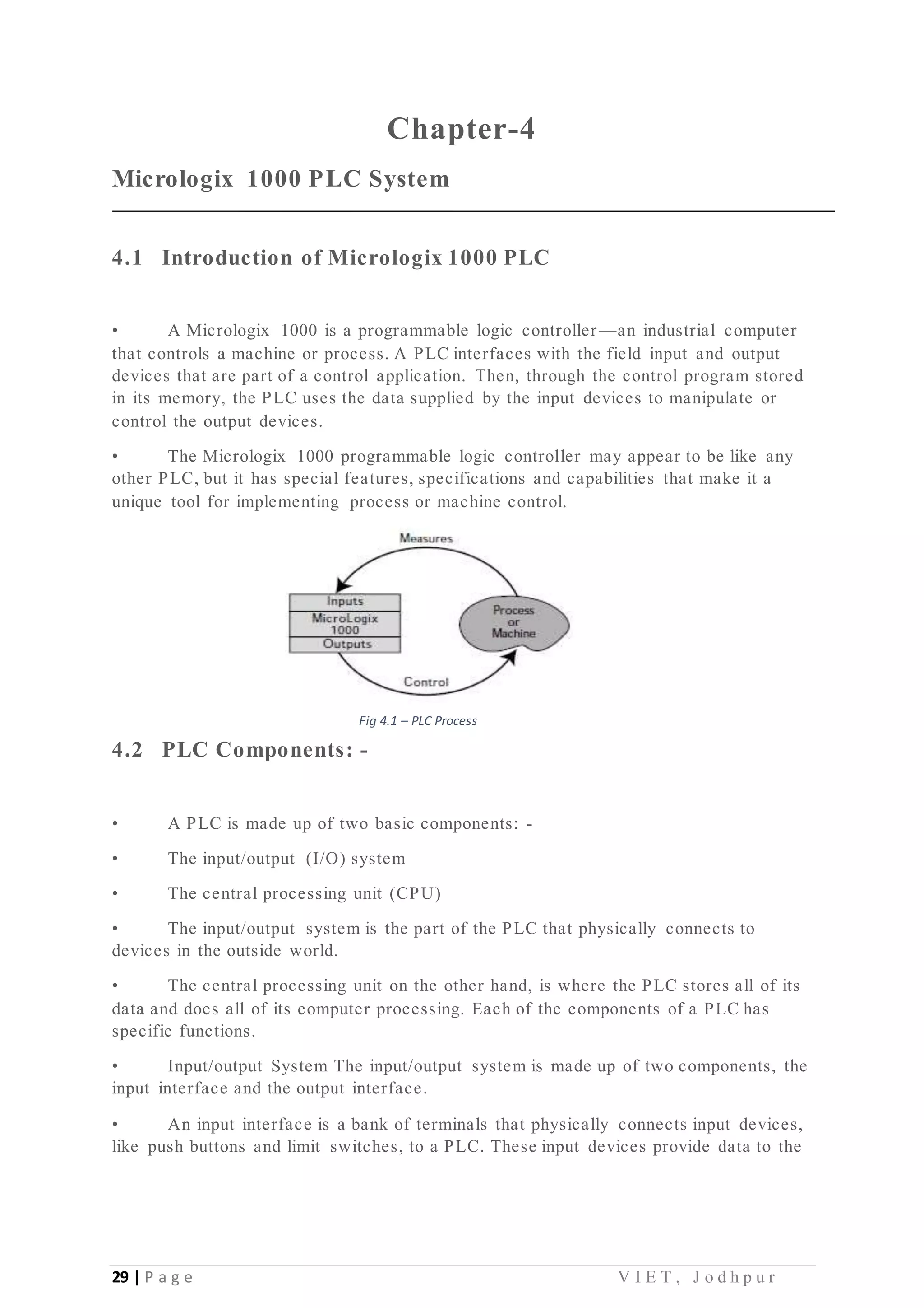 Plc & scada Training Report | DOCX